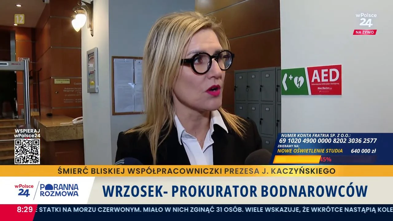 Prokurator E. Wrzosek: Przesłuchanie śp. B. Skrzypek nie było rejestrowane