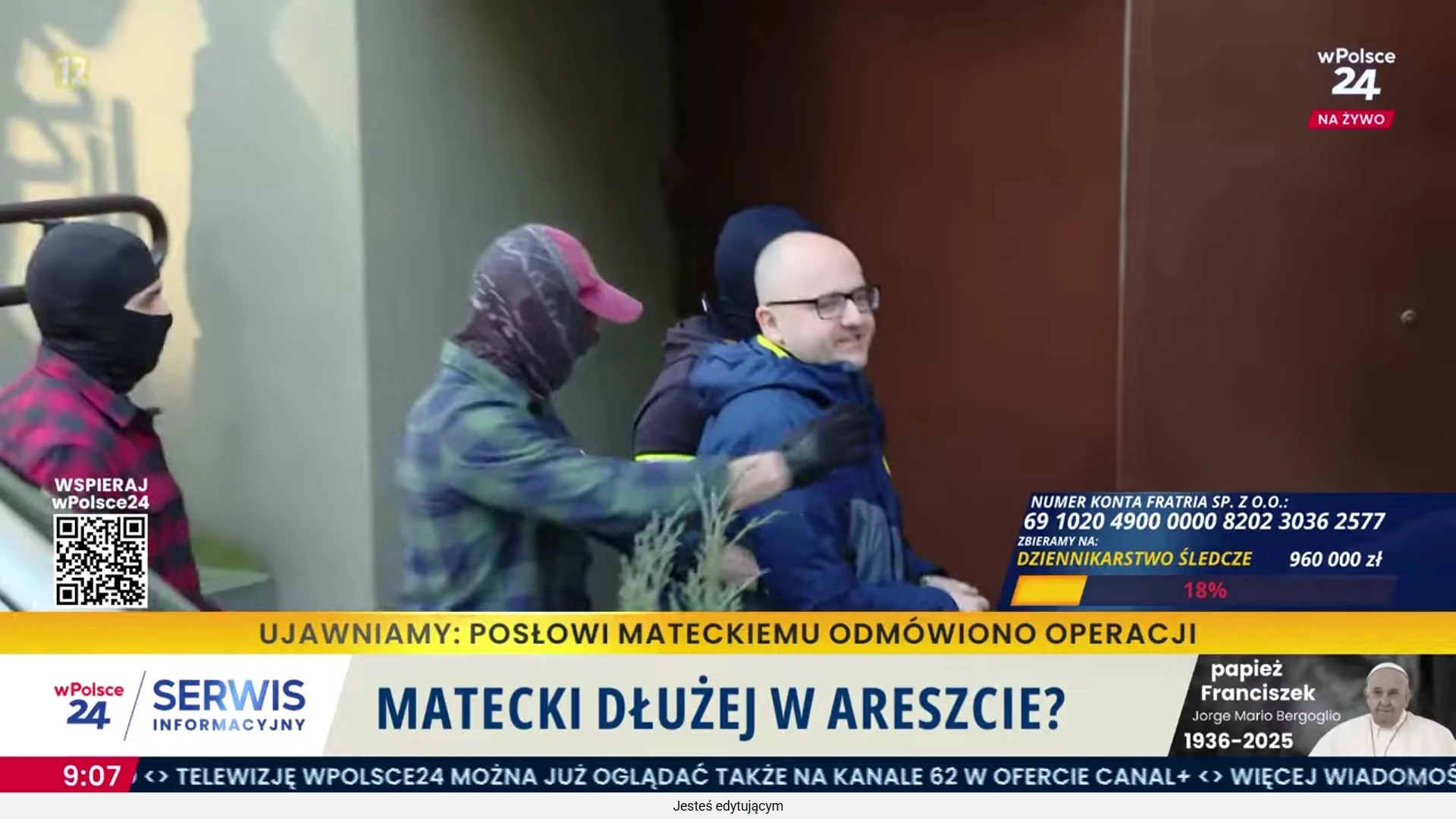 Dariusz Matecki zostanie w areszcie dłużej? Prokurator nie odpuszcza